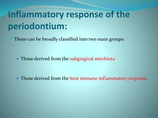 Immuno microbial pathogenesis of periodontal disease | PPTX