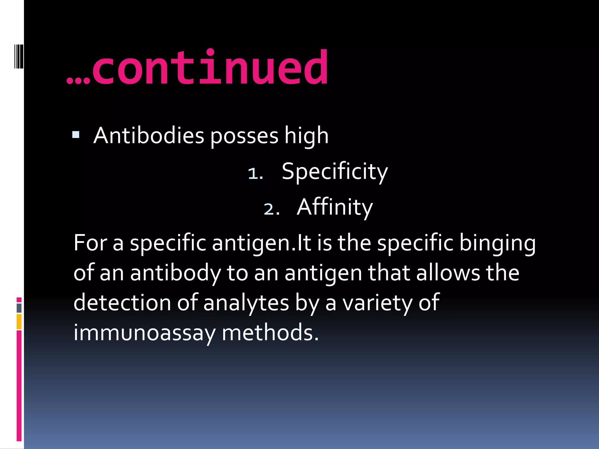 Assignment on General principles of Immunoassay | PDF