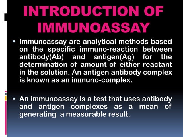 Assignment on General principles of Immunoassay | PDF | Infectious ...