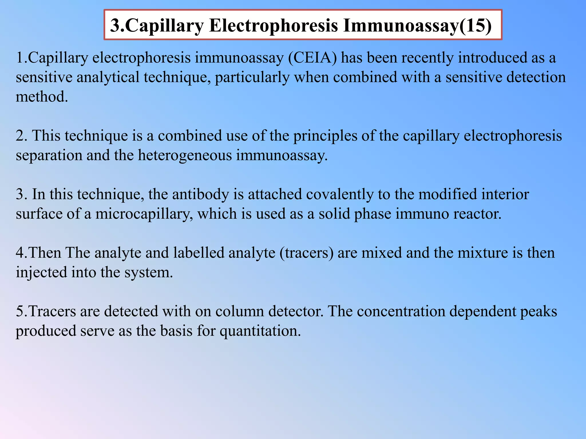 Immunoassay methods and their application in pharmaceutical analysis | PPTX