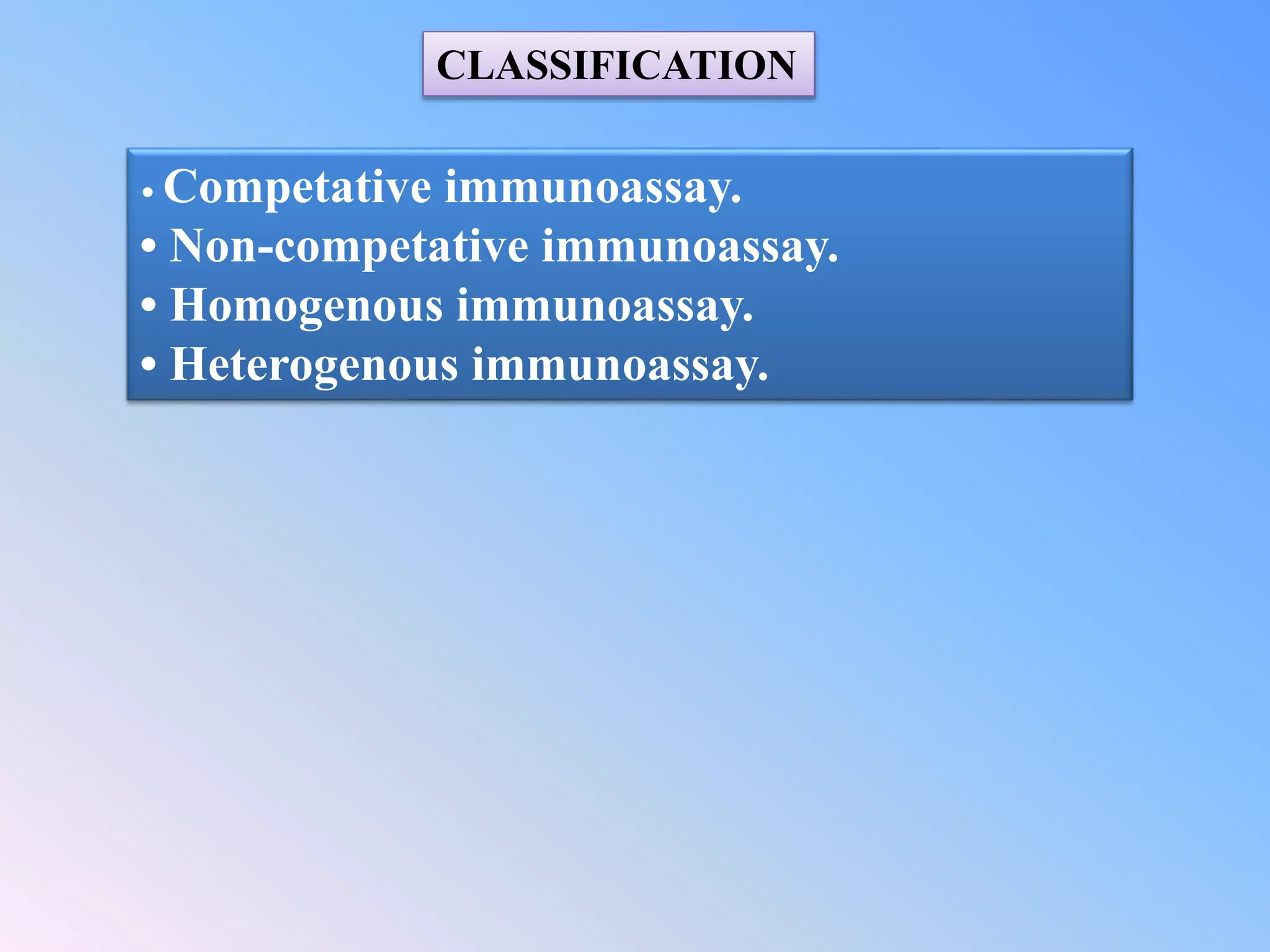 Immunoassay methods and their application in pharmaceutical analysis | PPTX
