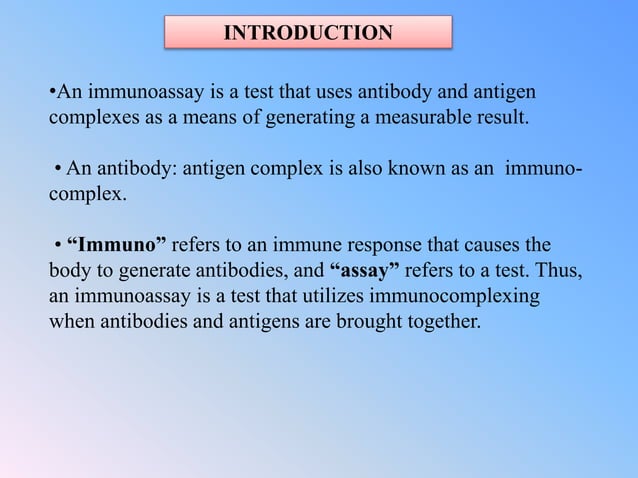 Immunoassay methods and their application in pharmaceutical analysis | PPTX