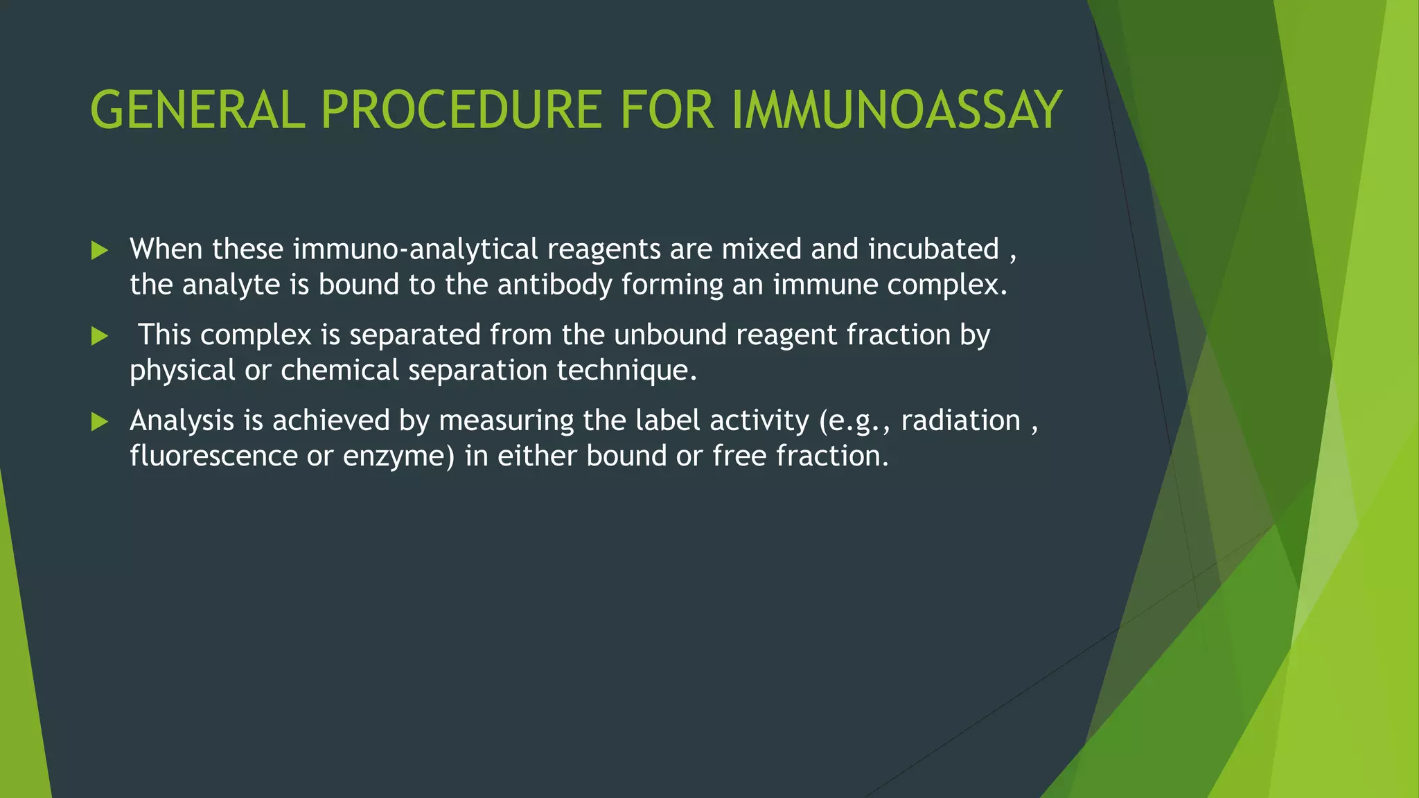 Immunoassay( theoretical basis and optimization of immunoassay) | PPTX