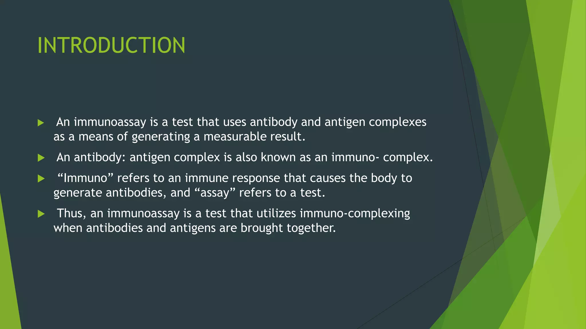 Immunoassay( theoretical basis and optimization of immunoassay) | PPTX