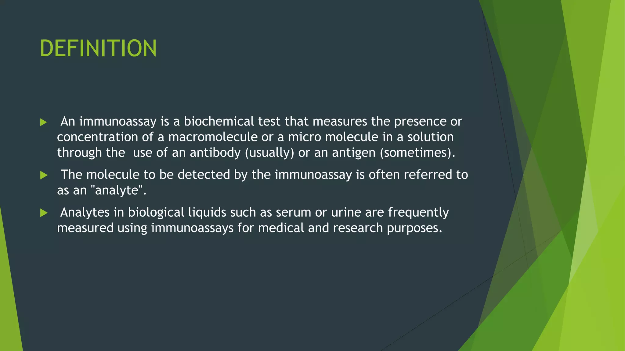 Immunoassay( theoretical basis and optimization of immunoassay) | PPTX