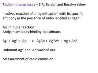 Immuno assay | PPT