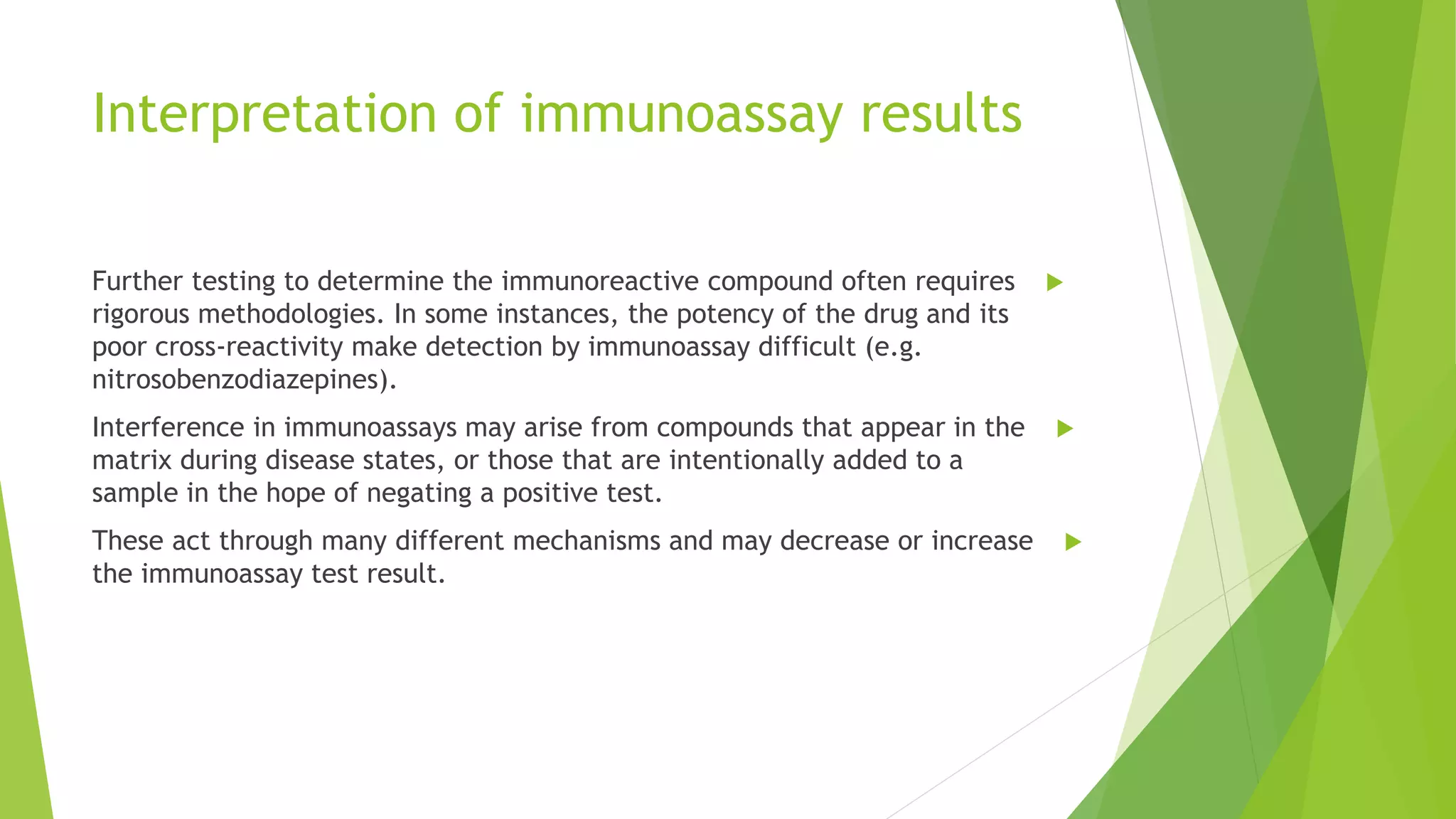 Immunoassay test and forensic toxicology | PPTX