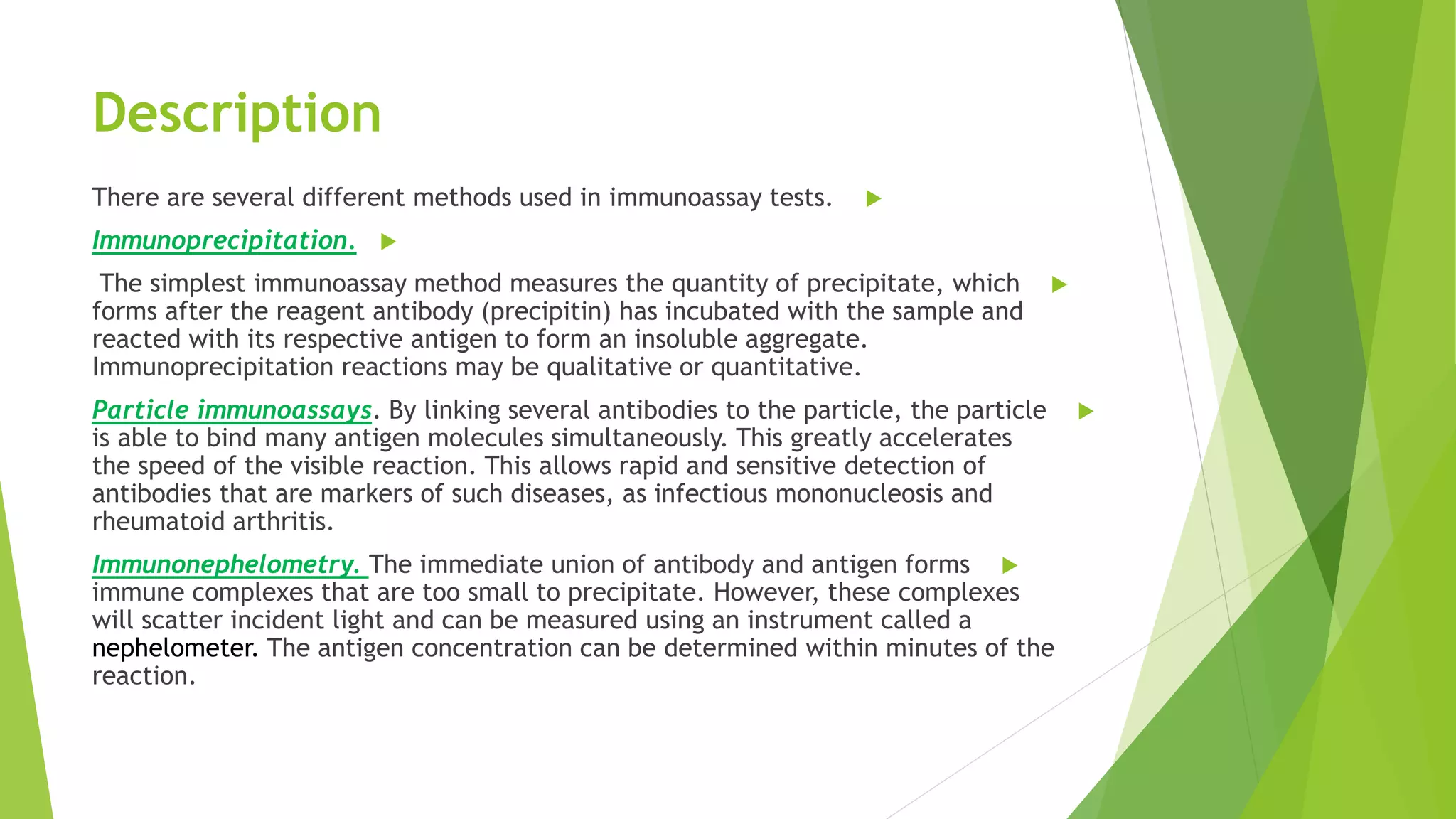 Immunoassay test and forensic toxicology | PPTX