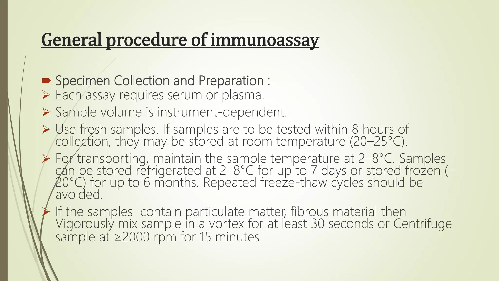 Immunoassay of digoxin | PPTX