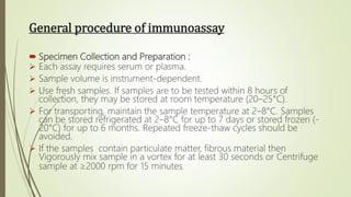 Immunoassay of digoxin | PPTX