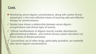Immunoassay of digoxin | PPTX