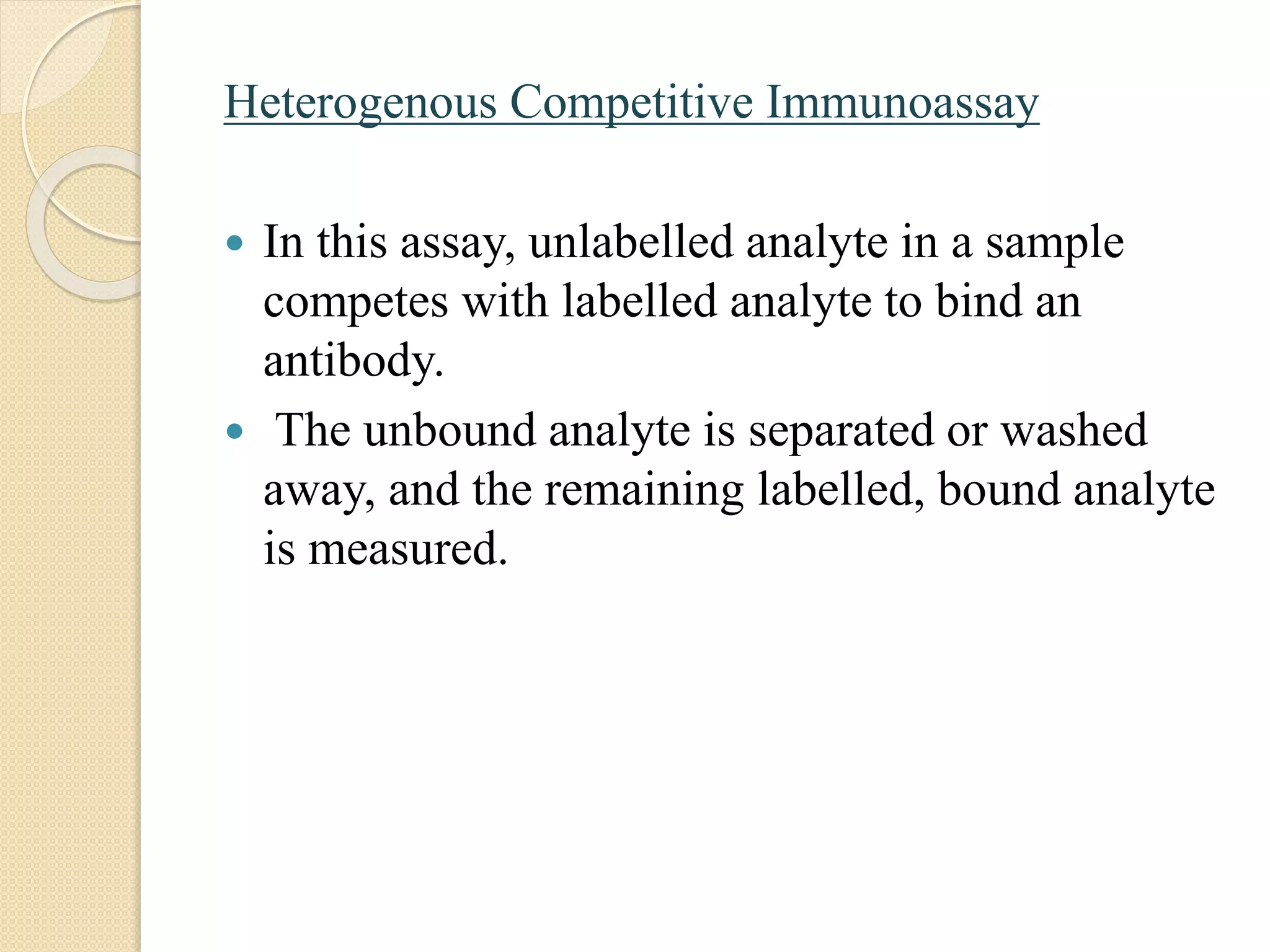 Immunoassay of digoxin | PPTX