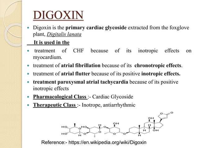 Immunoassay of digoxin | PPTX | Heart and Cardiovascular Diseases ...