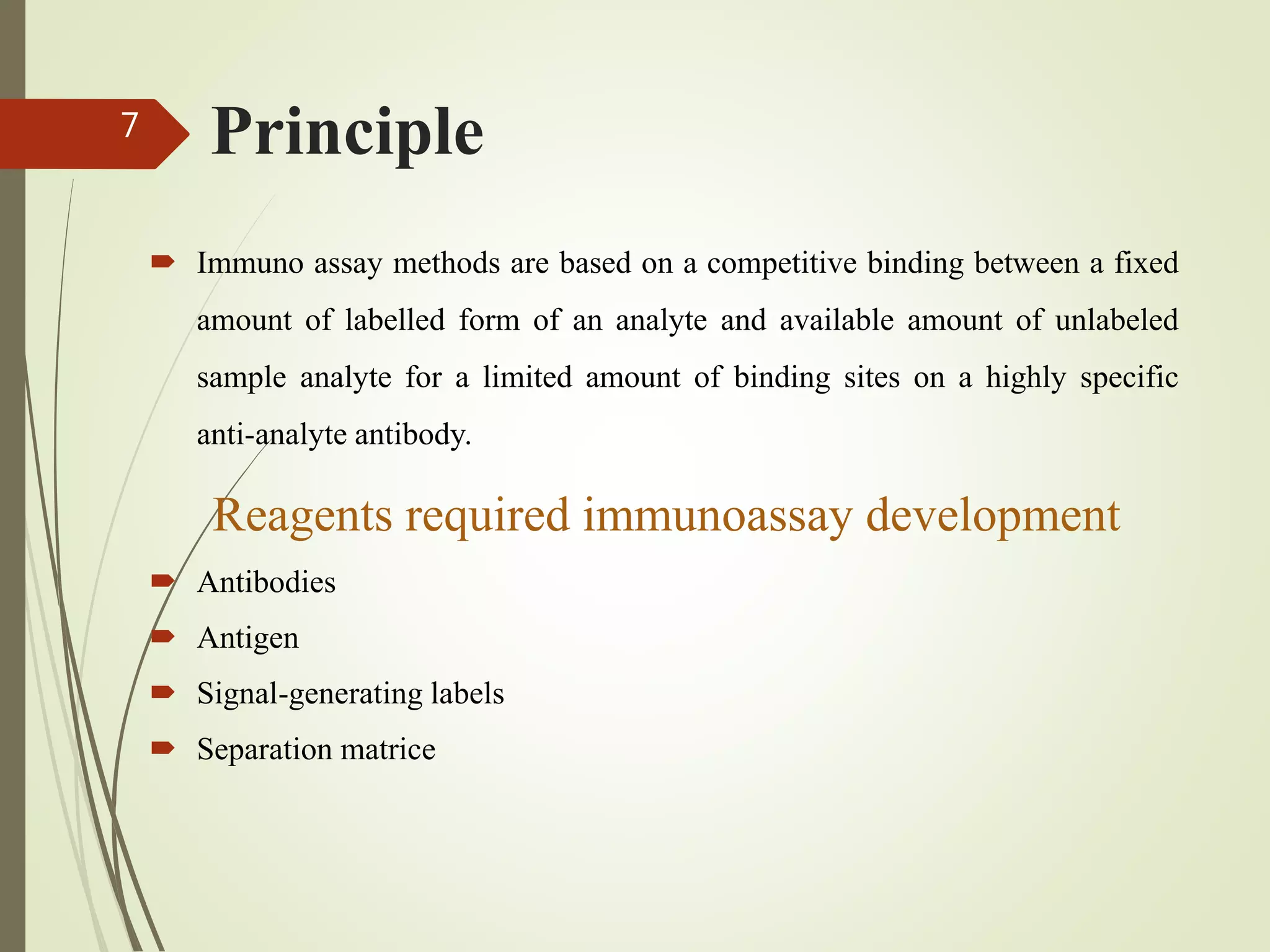 Immunoassay of digoxin | PPTX