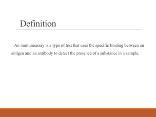 Immunoassay method and there application.pptx