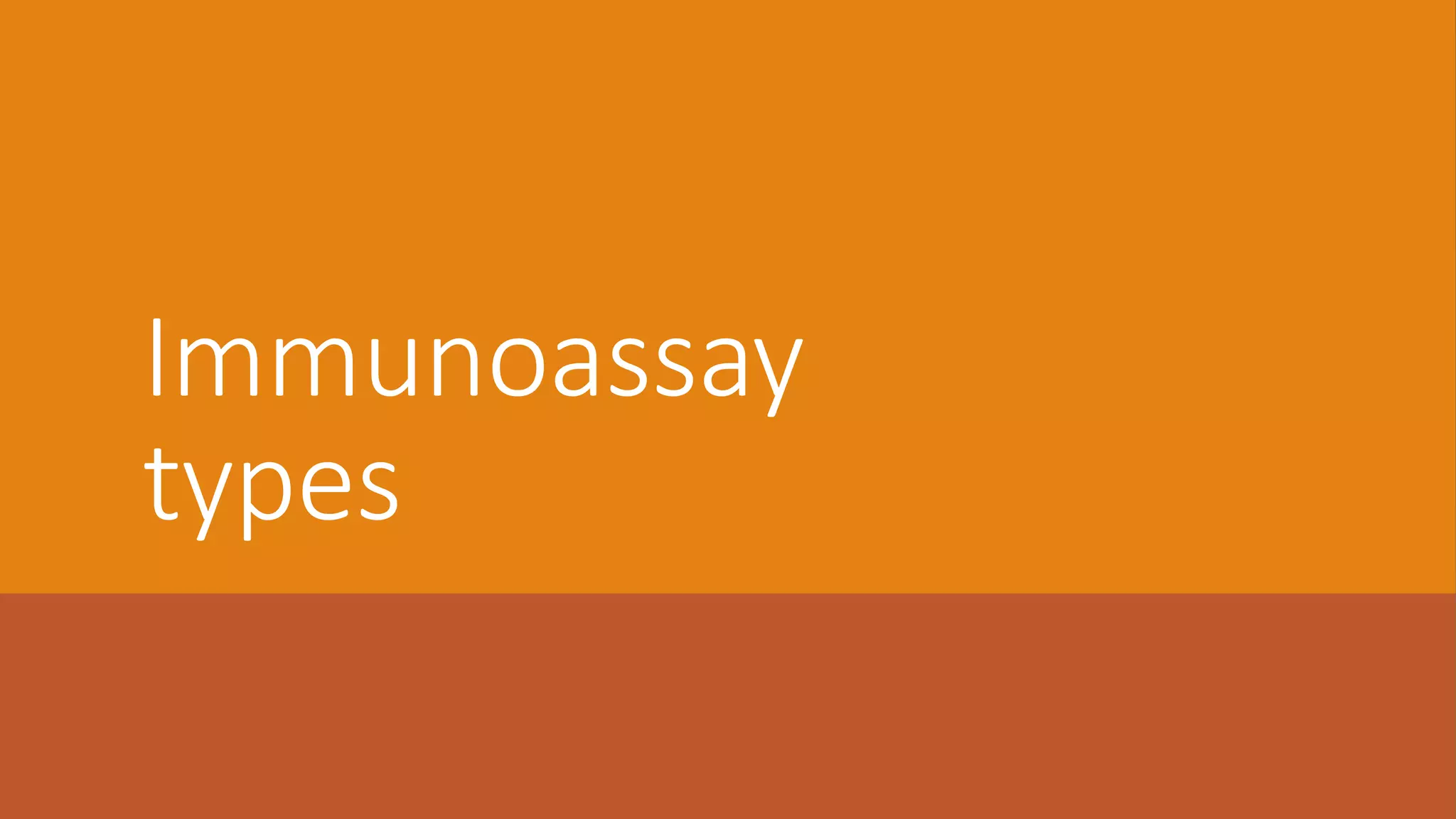 Immunoassay principles - Gideon Etowa | PPTX | Chemistry | Science