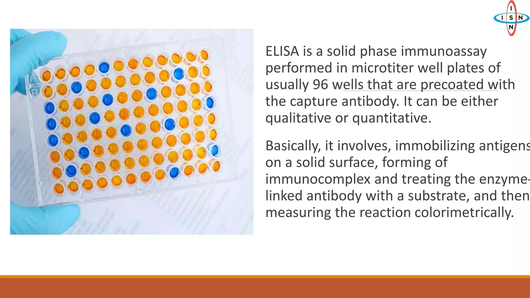 Immunoassay principles - Gideon Etowa | PPTX | Chemistry | Science