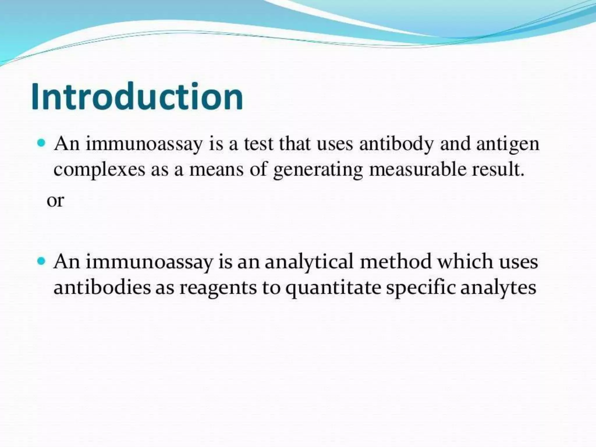 immunoassays by jabir Hussain | PPTX | Chemistry | Science