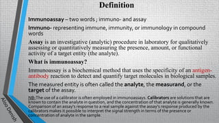 Immunoassays powerpoint presentaion | PDF