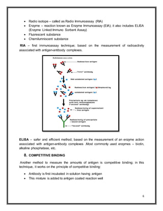Immunochemical techniques | DOCX