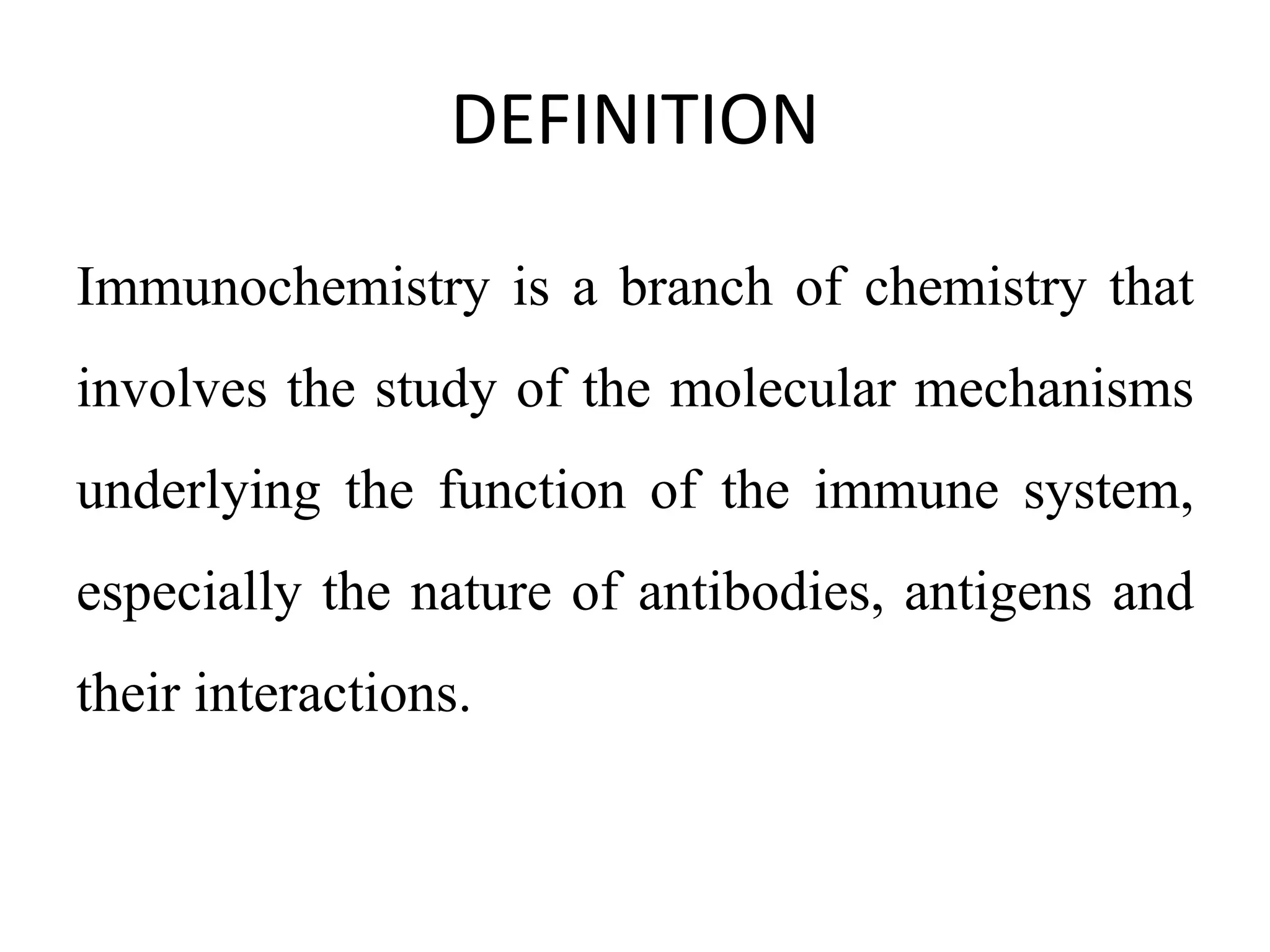Immunochemistry | PPTX