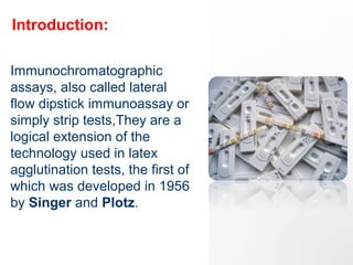 Immunochromatographic assays | PPT
