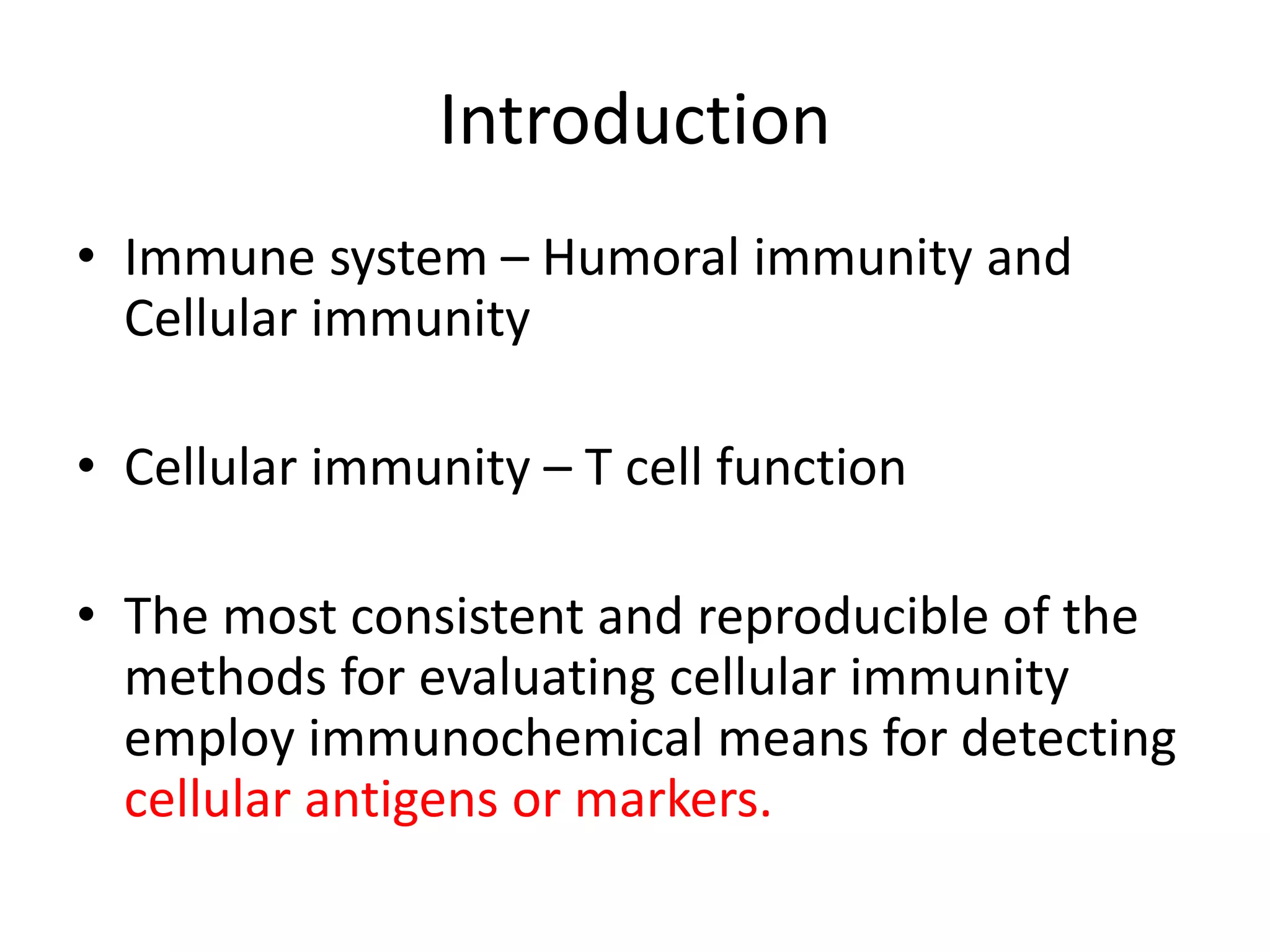 Immunocompetence tests | PPTX