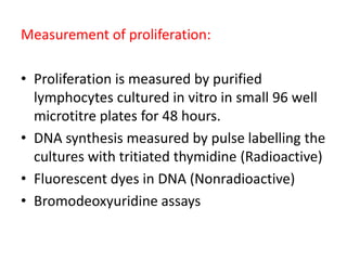 Immunocompetence tests | PPTX