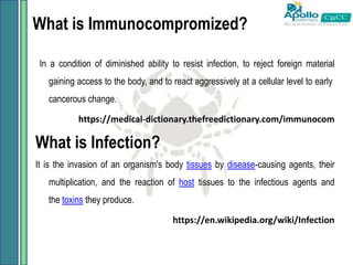 Infection Prevention and Immunocompromized patient | PPTX