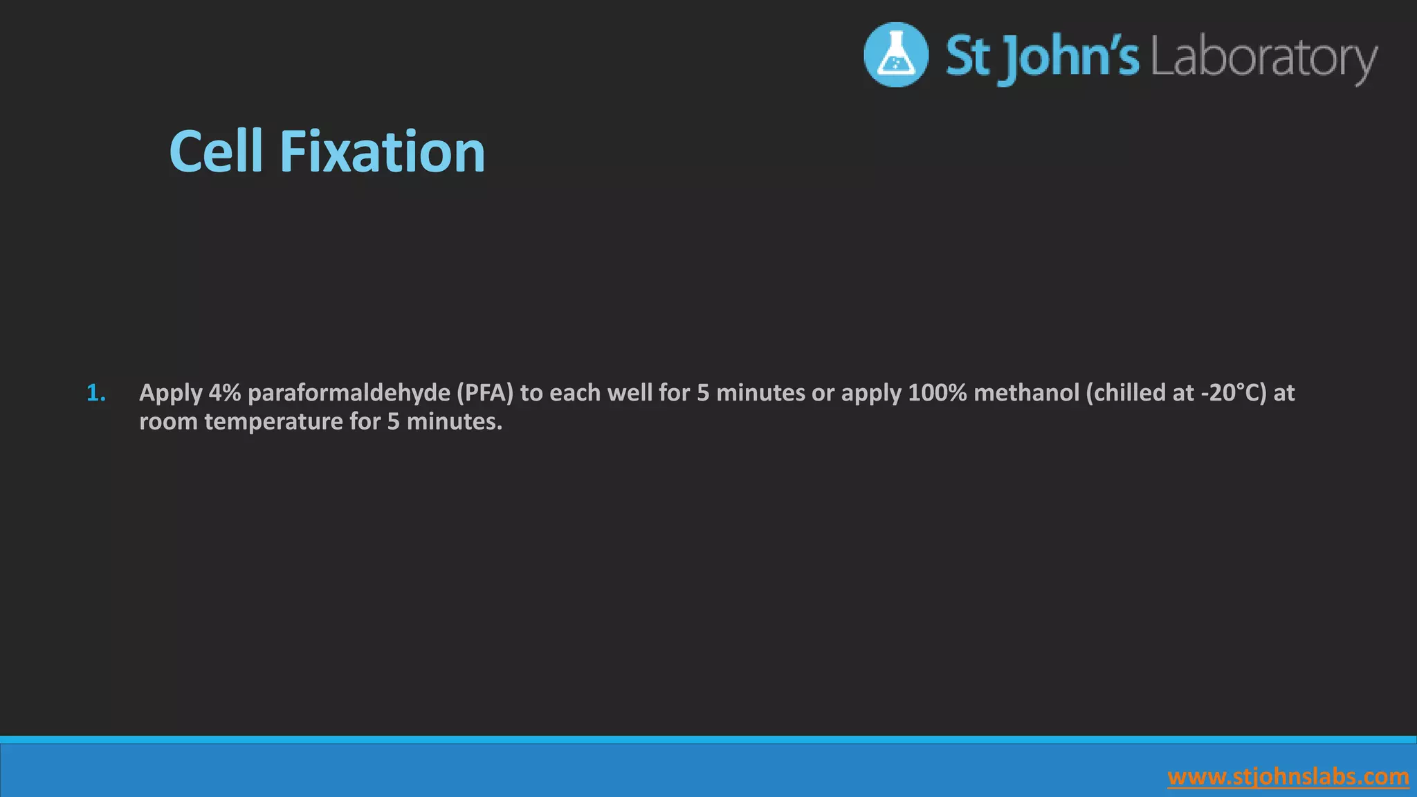 Immunocytochemistry Protocol | PPTX