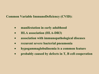 Immunodeficiencies | PPT