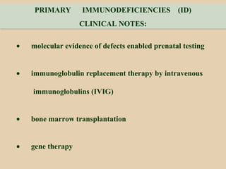 Immunodeficiencies | PPT