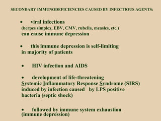 Immunodeficiencies | PPT