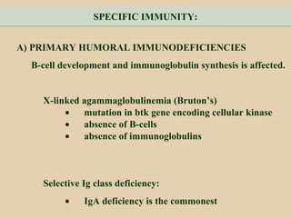 Immunodeficiencies | PPT