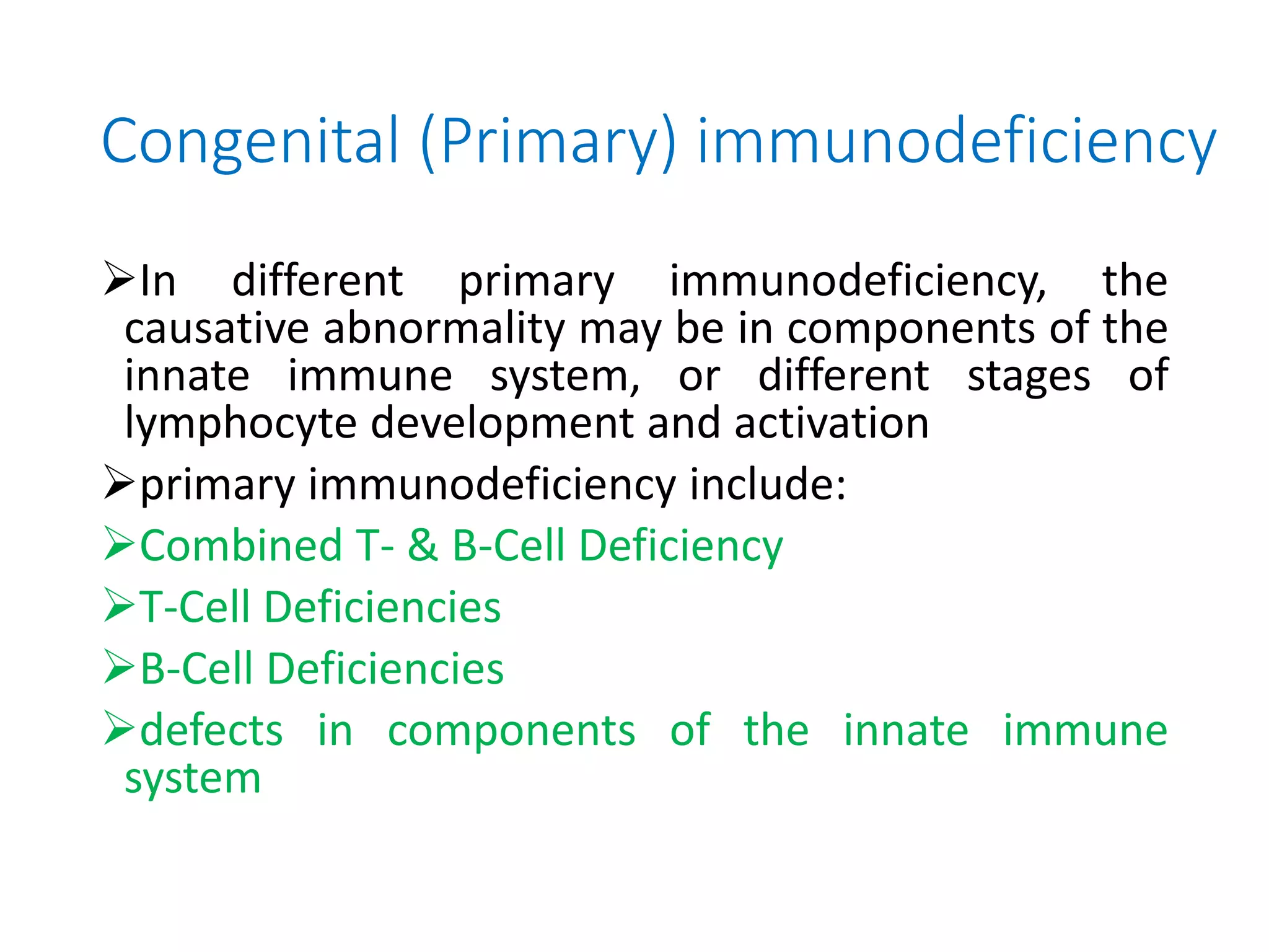 Immunodeficiency | PPTX