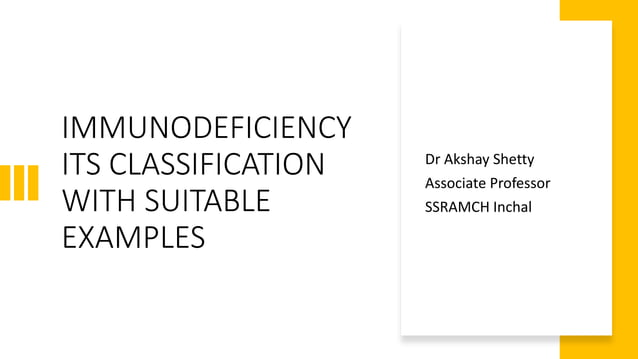 Immunodeficiency its classification .pptx | Blood Disorders | Diseases ...