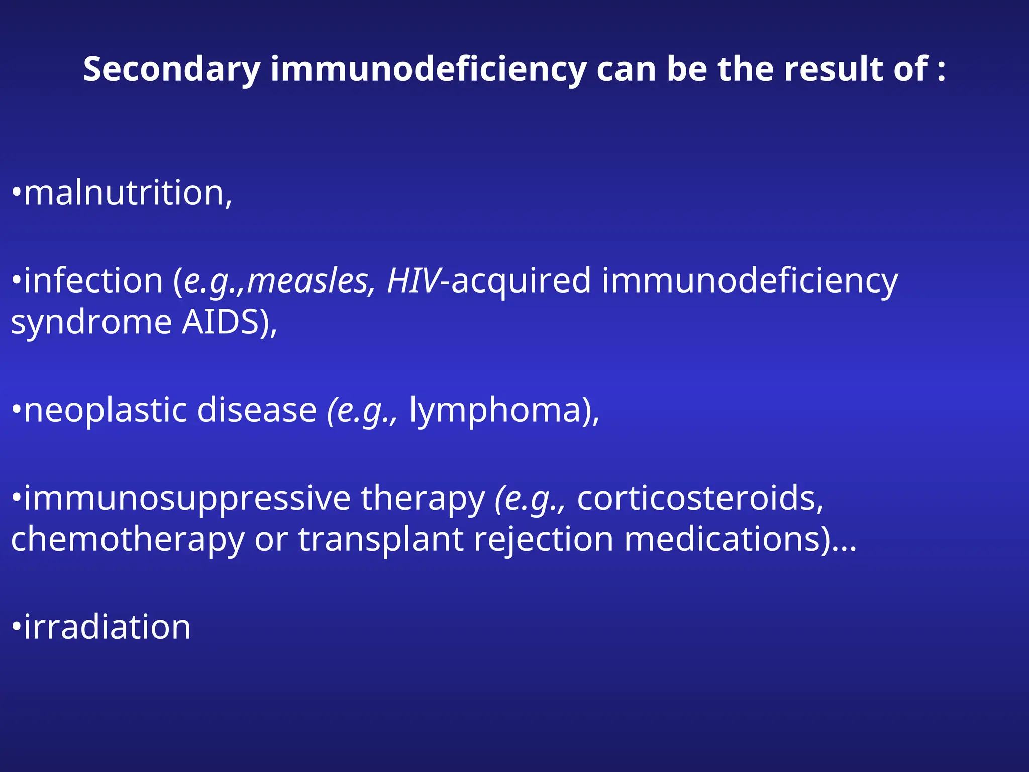 immunodeficiency 1.ppt Kazan state medical university | PPT