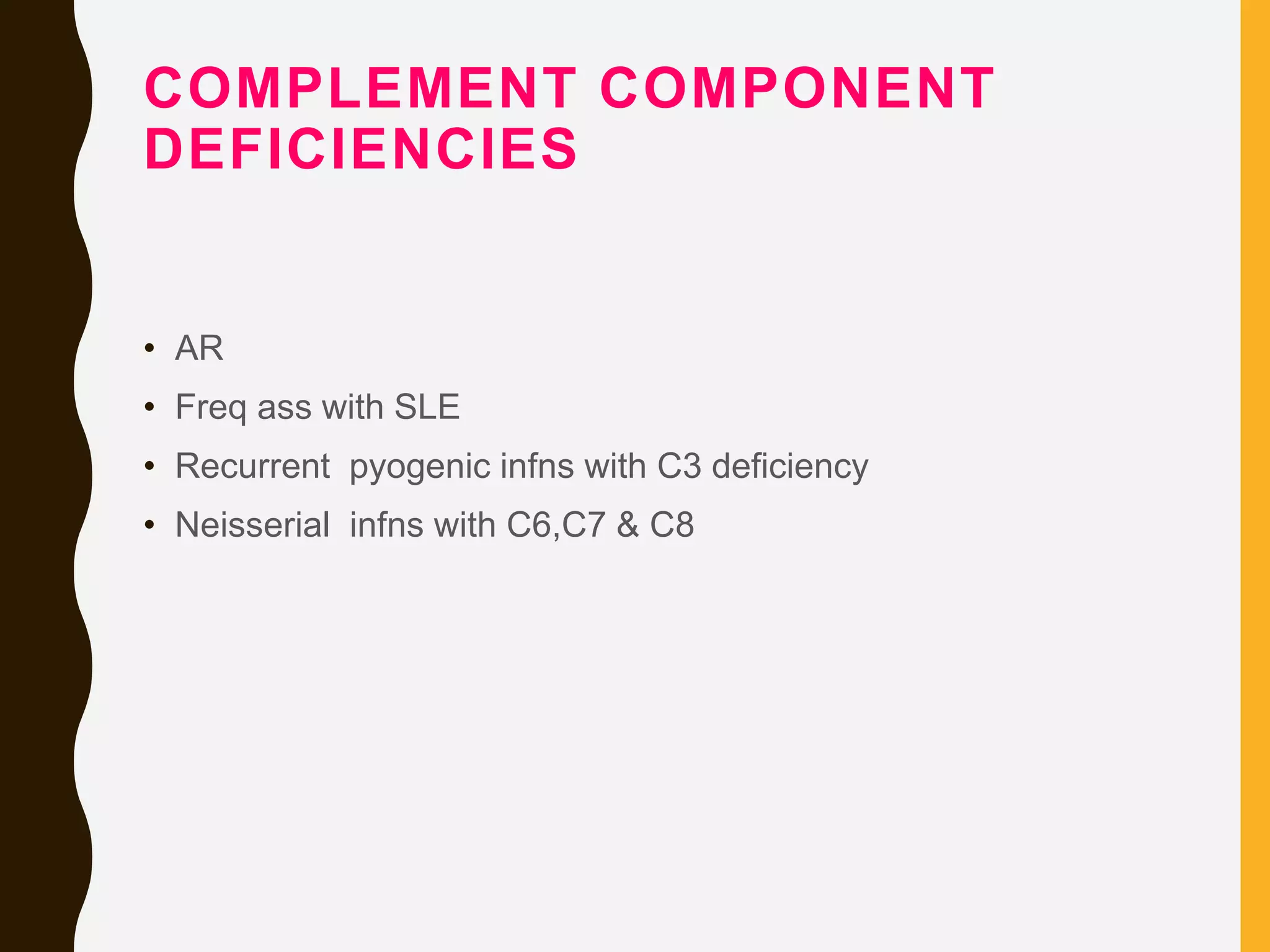 Immuno deficiency diseases- primary and secondary | PPTX