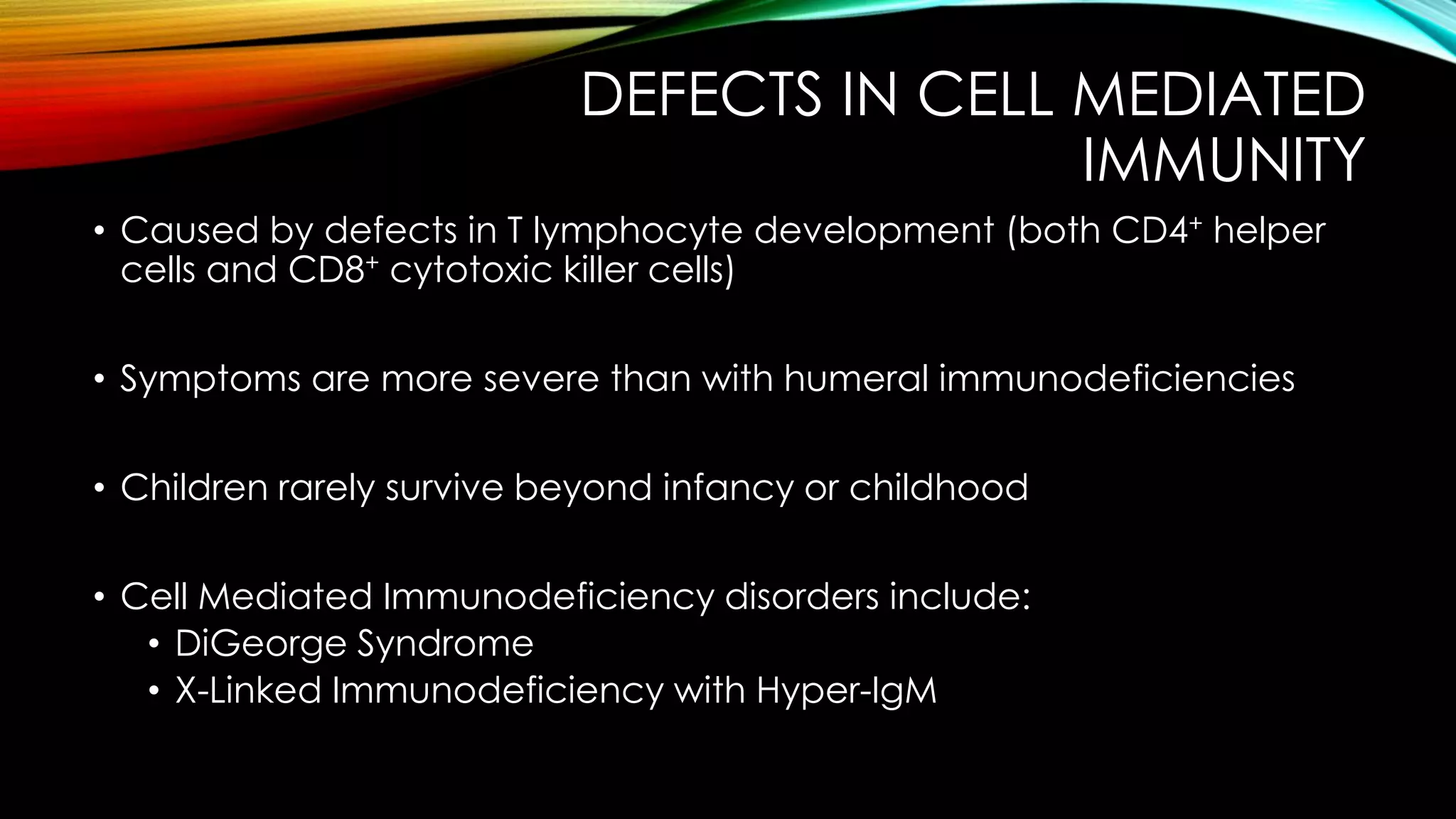 Immuno deficiency disorders | PPTX