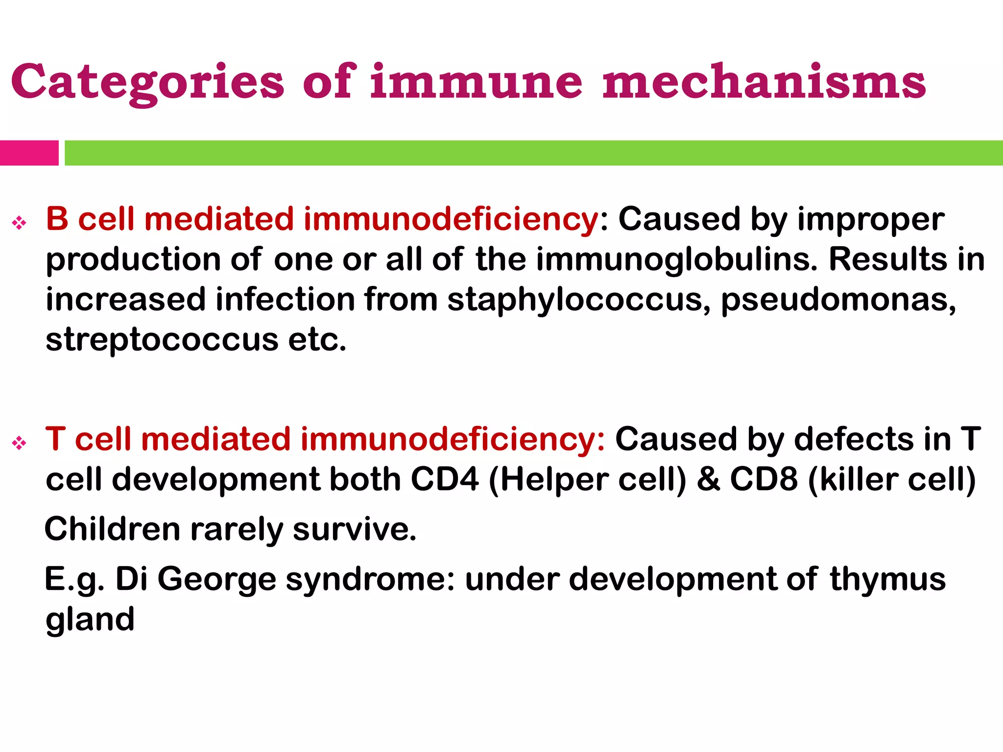 Immunodeficiency disorders | PDF
