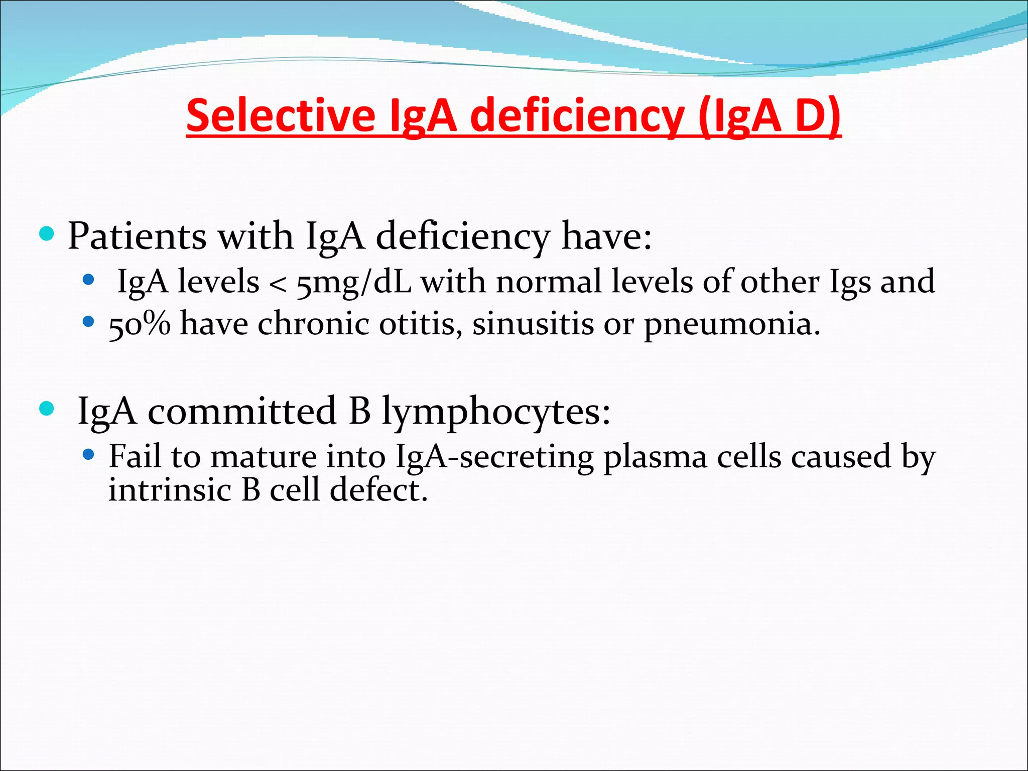 Immunodeficiency disorders,2010 | PPT