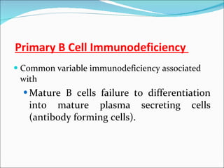 Immunodeficiency disorders,2010 | PPT