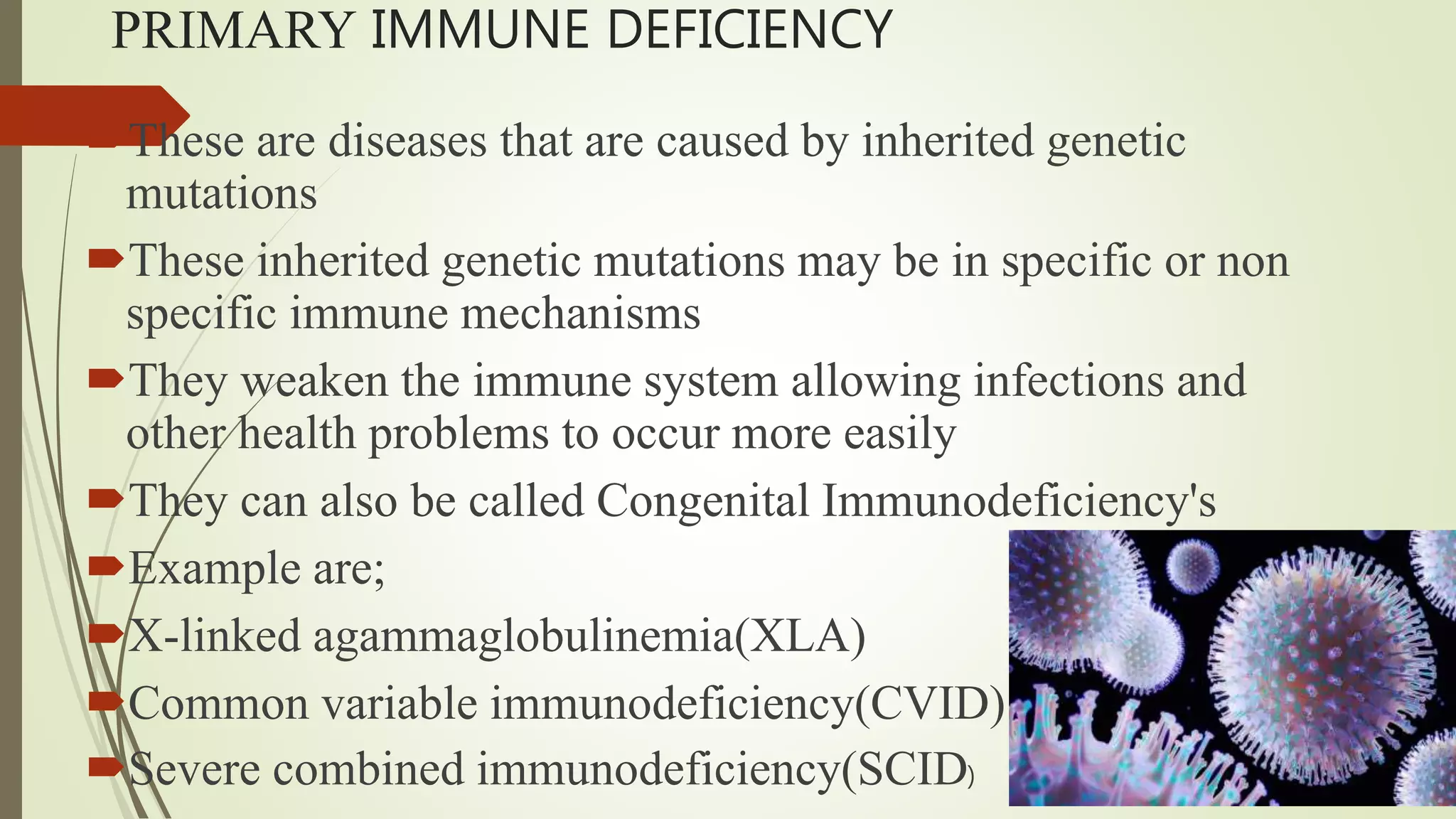 Immunodeficiency group 3 | PPTX