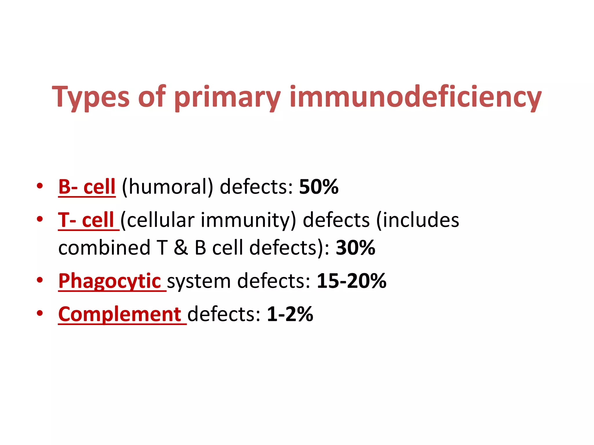 Immunodeficiency in children | PPTX