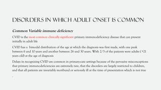 Immunodeficiency Primary immunodeficiency | PPTX