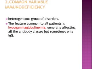 immunodeficiency for mbbs students to ace in pathology | PPTX
