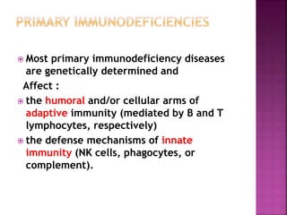 immunodeficiency for mbbs students to ace in pathology | PPTX