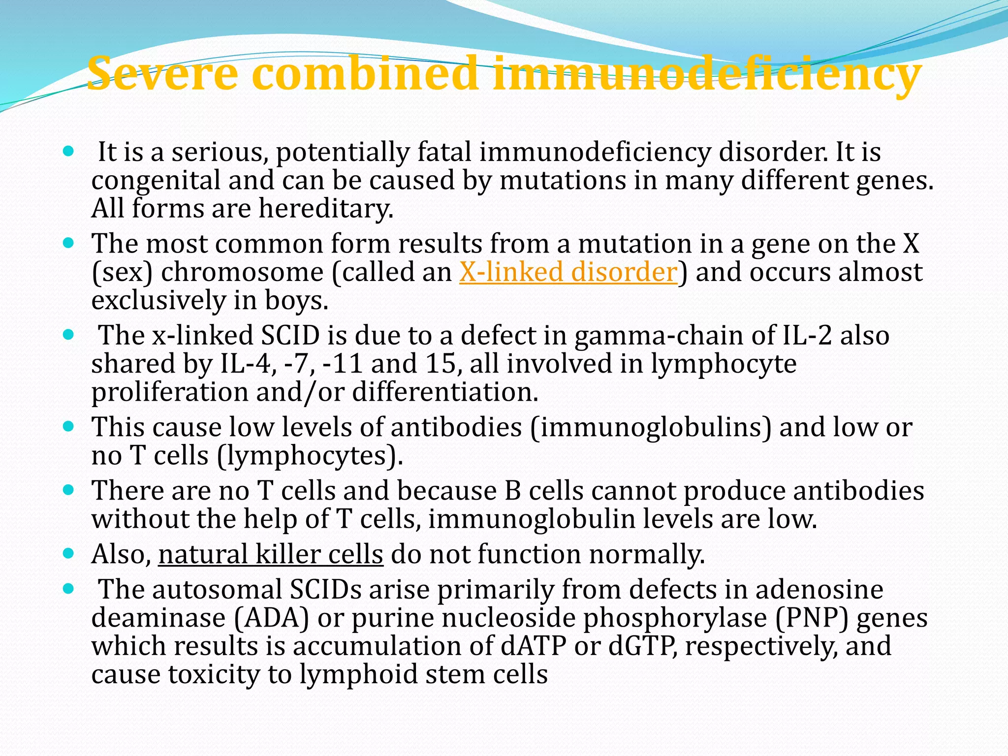 Immunodeficiency ppt | PPTX