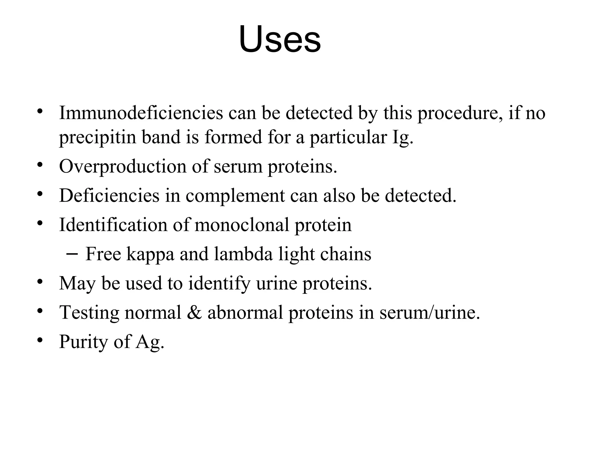 Immunodiffusion principles and application | PPT