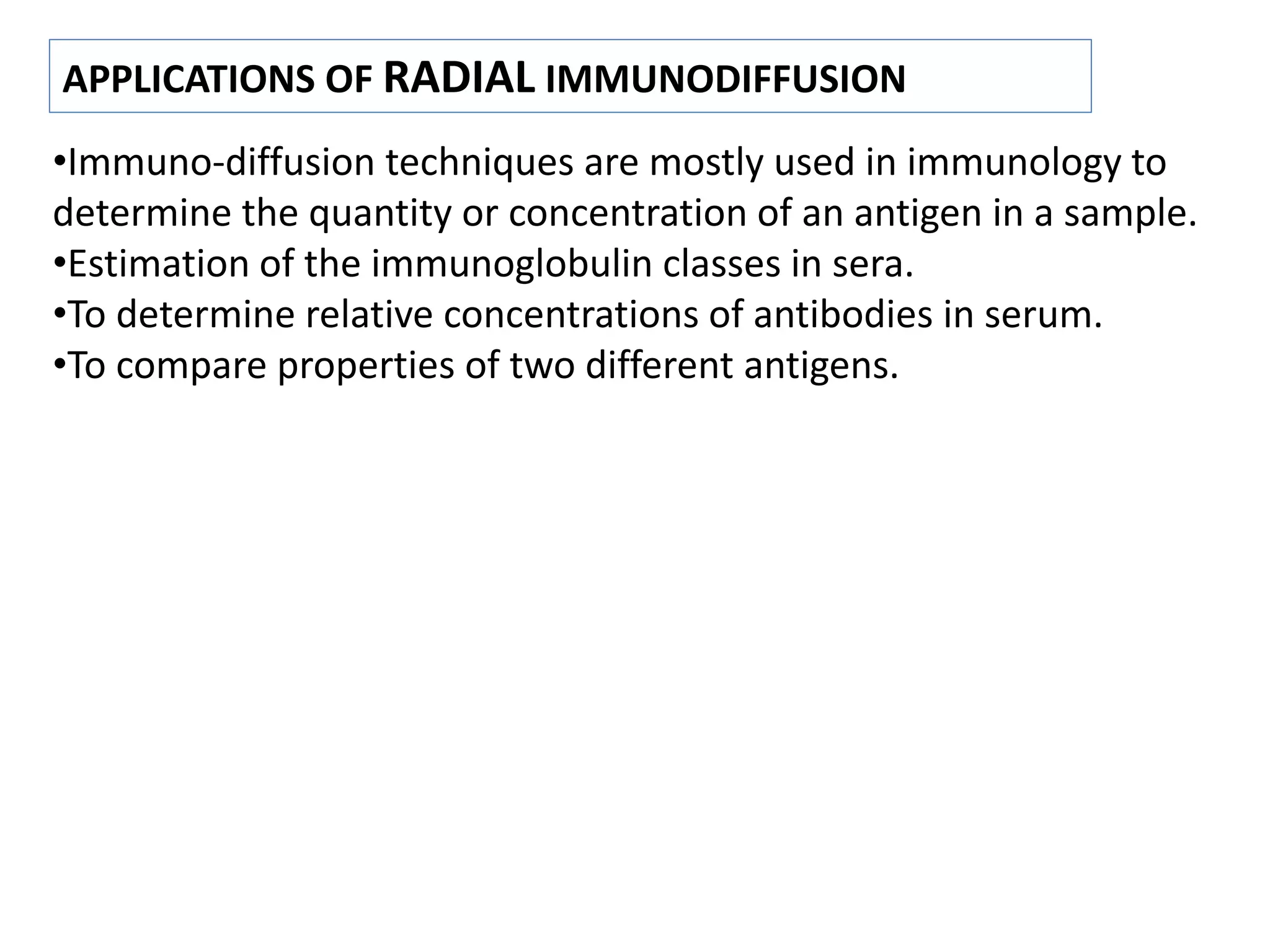 Immunodiffusion | PPTX